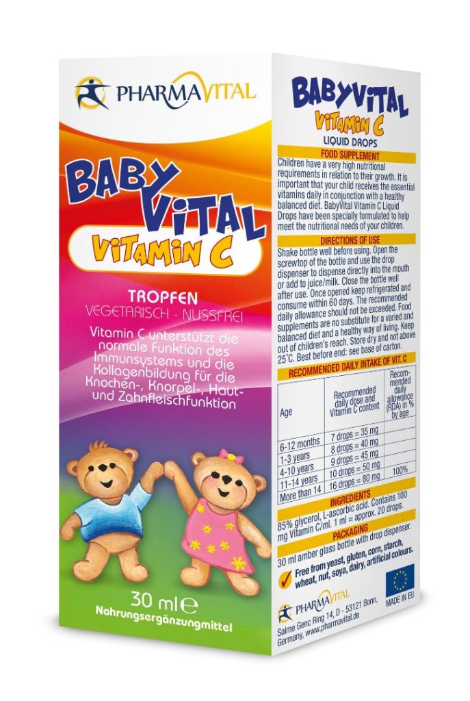 PharmaVital BabyVital Vitamin C kapi - Ljekarne Pavlić