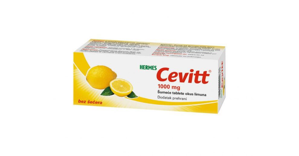 Cevitt 1000 mg šumeće tablete limun - Ljekarne Pavlić