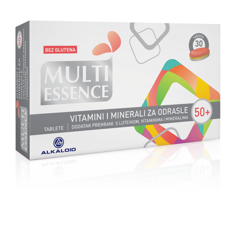 Multi Essence vitamini i minerali za odrasle 50+ - Ljekarne Pavlić