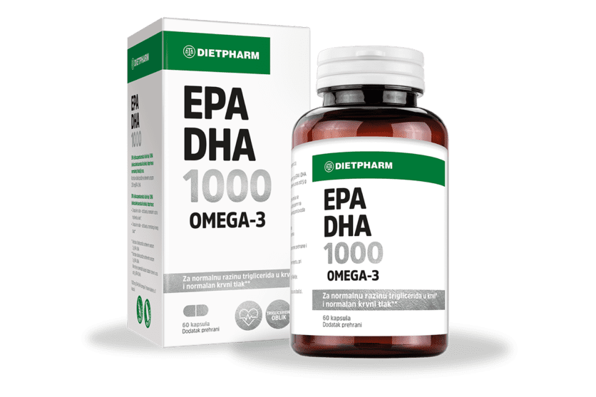 Dietpharm EPA DHA 1000 Omega-3 60 kapsula - Ljekarne Pavlić