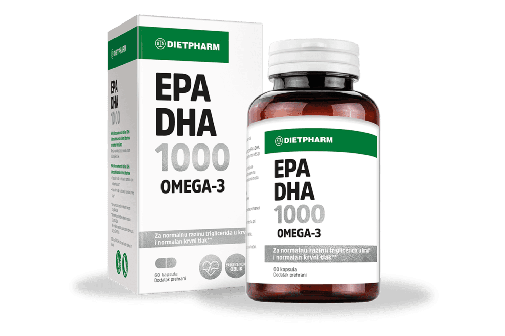 Dietpharm EPA DHA 1000 Omega-3 60 kapsula - Ljekarne Pavlić