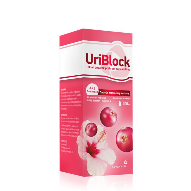 Hamapharm UriBlock tekući dodatak prehrani 200 ml - Ljekarne Pavlić